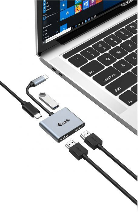 METSHOP - USB-C male naar 2x HDMI female USB-A en 1x USB-C oplaad ... METSHOP - USB-C male naar 2x HDMI female USB-A en 1x USB-C oplaad ...